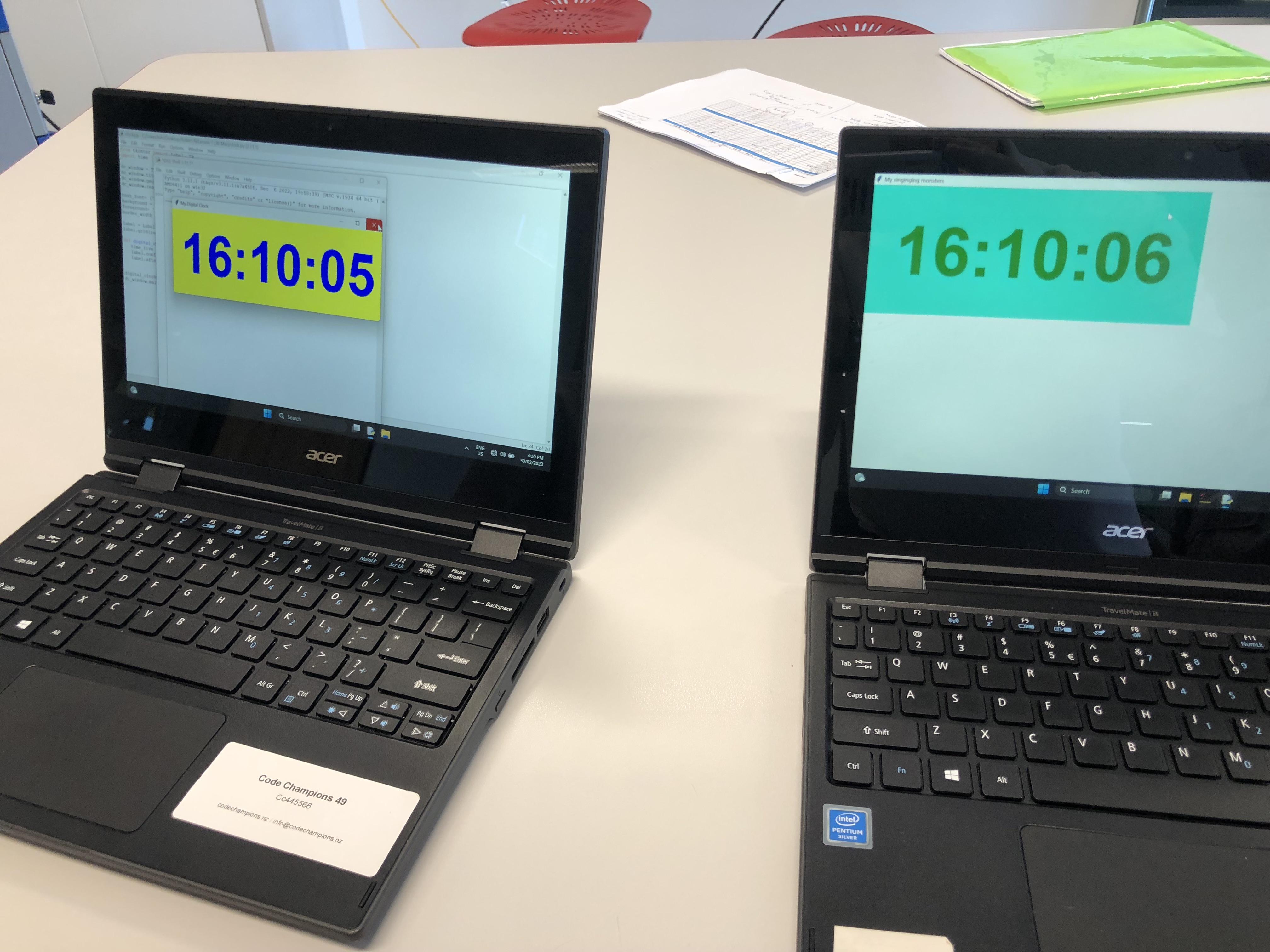 Telling the digital time